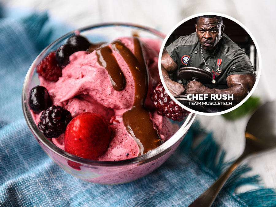 Chef Rush’s Protein Paradise Ice Cream Bowl Recipe · MuscleTech