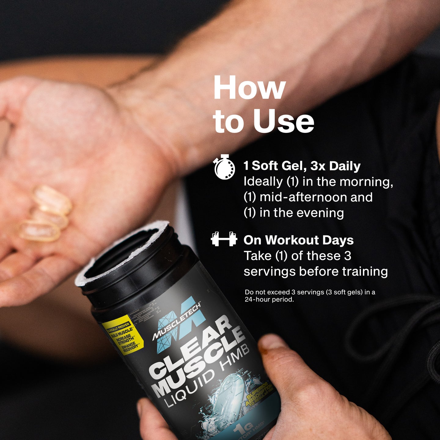 Clear Muscle® - Advanced Muscle Builder & Recovery Formula · MuscleTech