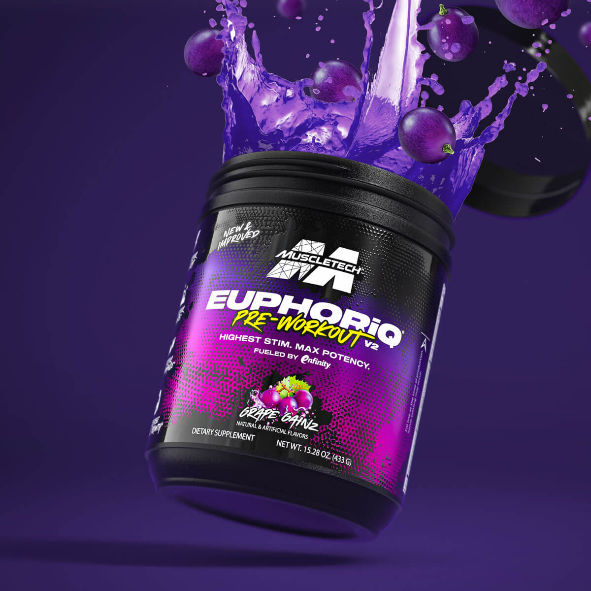 EuphoriQ Pre-Workout v2 · Boogieman Punch · MuscleTech