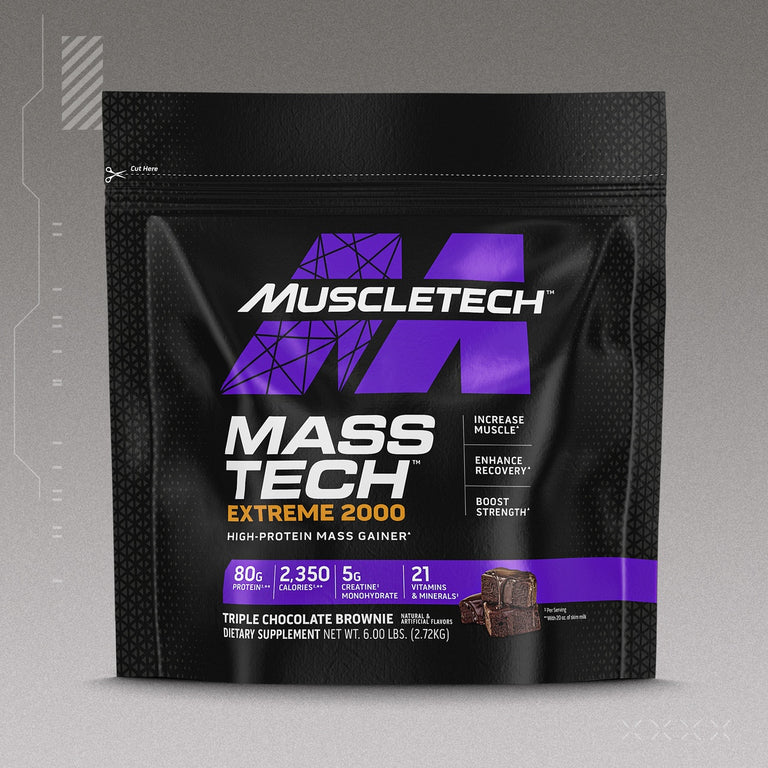 Mass-Tech Extreme 2000 - High Protein Mass Gainer [Free Shipping ...