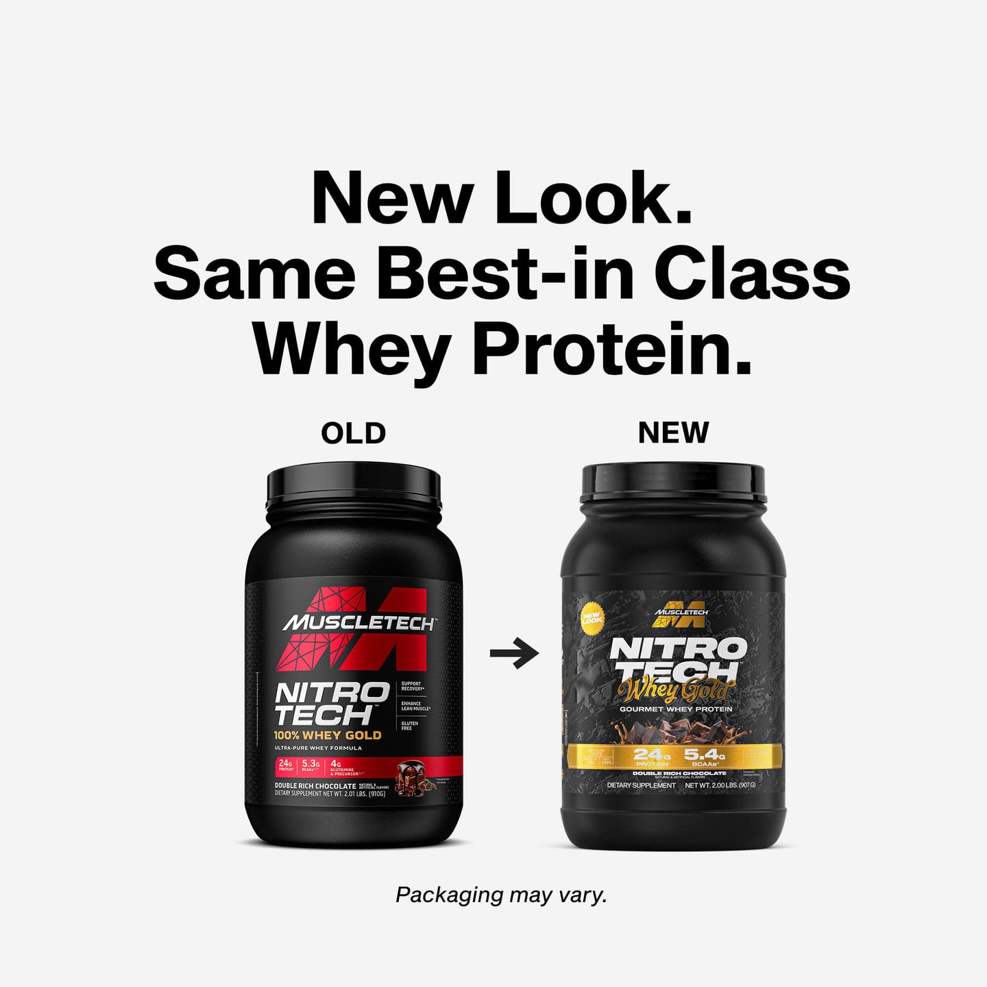 Nitro Tech 100% Gold Standard Whey Protein • MuscleTech