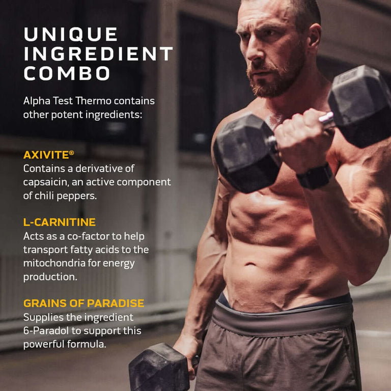 AlphaTest Thermo - Thermogenic Testosterone Booster · MuscleTech