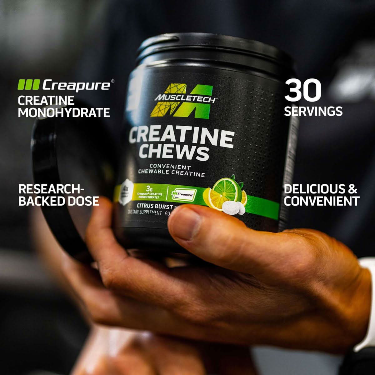 Premium Quality Creatine Chews & Tablets [Free Shipping] · MuscleTech
