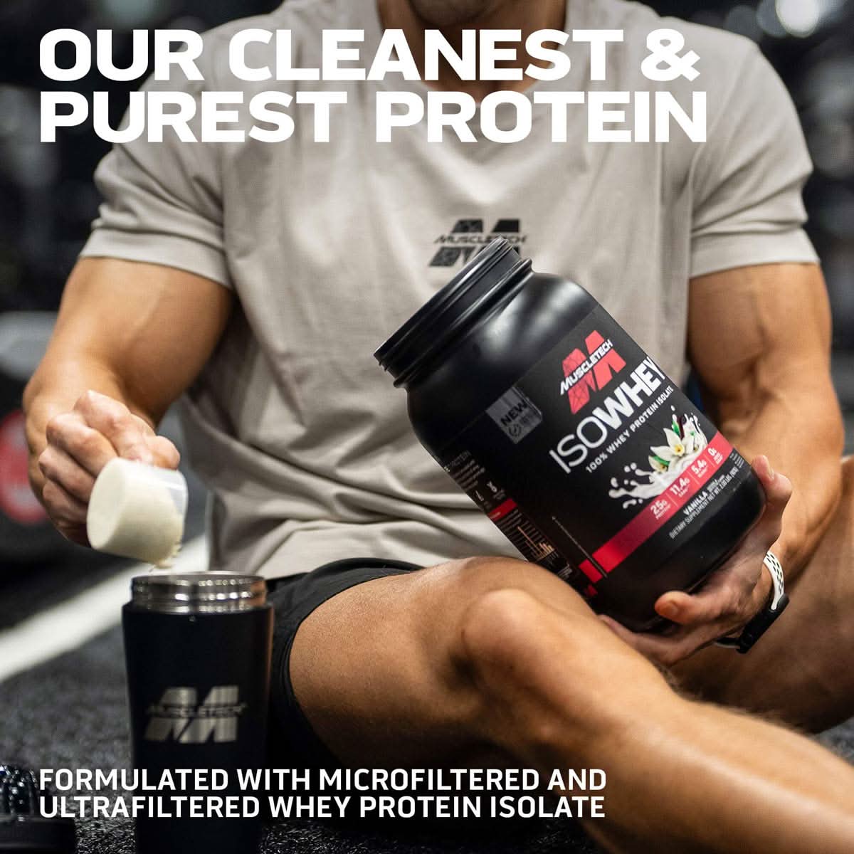 Whey Protein Isolate - IsoWhey by MuscleTech® | Pure & Clean Protein ...