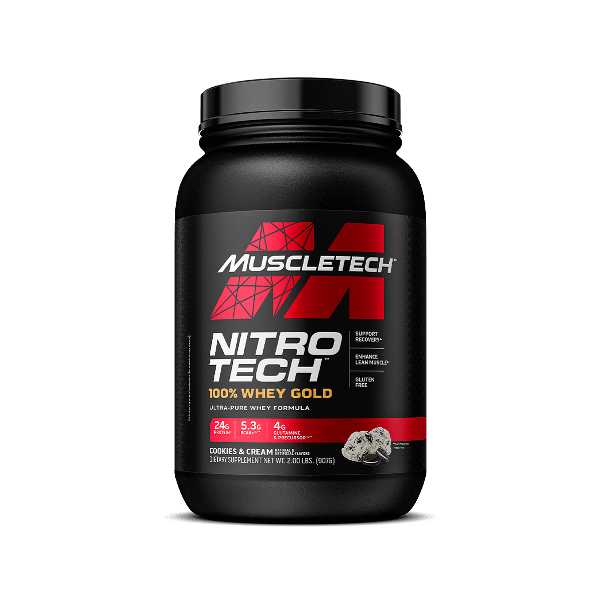 Nitro Tech 100% Gold Standard Whey Protein • MuscleTech