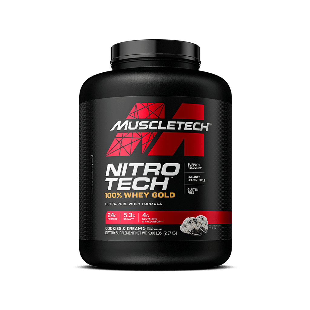 Nitro Tech 100% Gold Standard Whey Protein • MuscleTech