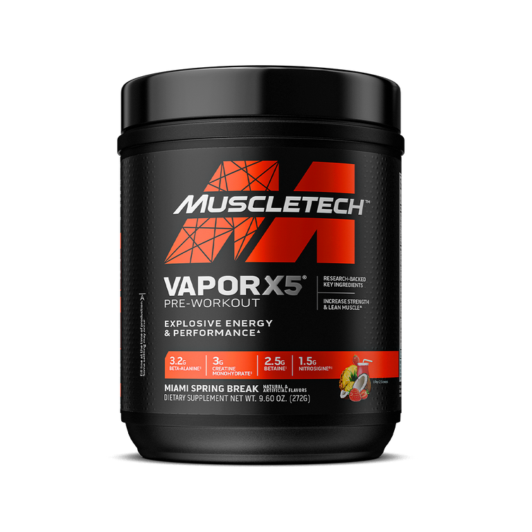 VaporX5 Pre-Workout - Energy, Strength & Pumps [Free Shipping] · MuscleTech